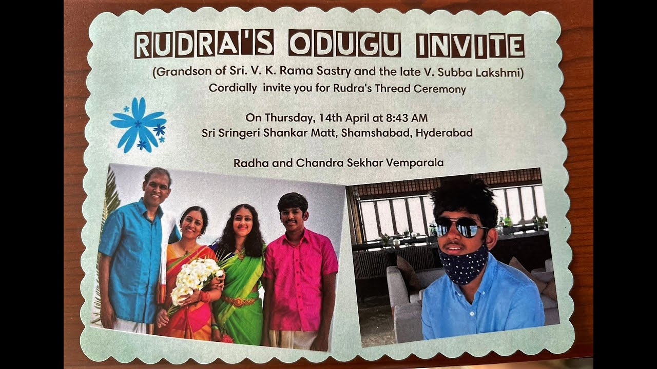 RUDRA'S ODUGU - YouTube