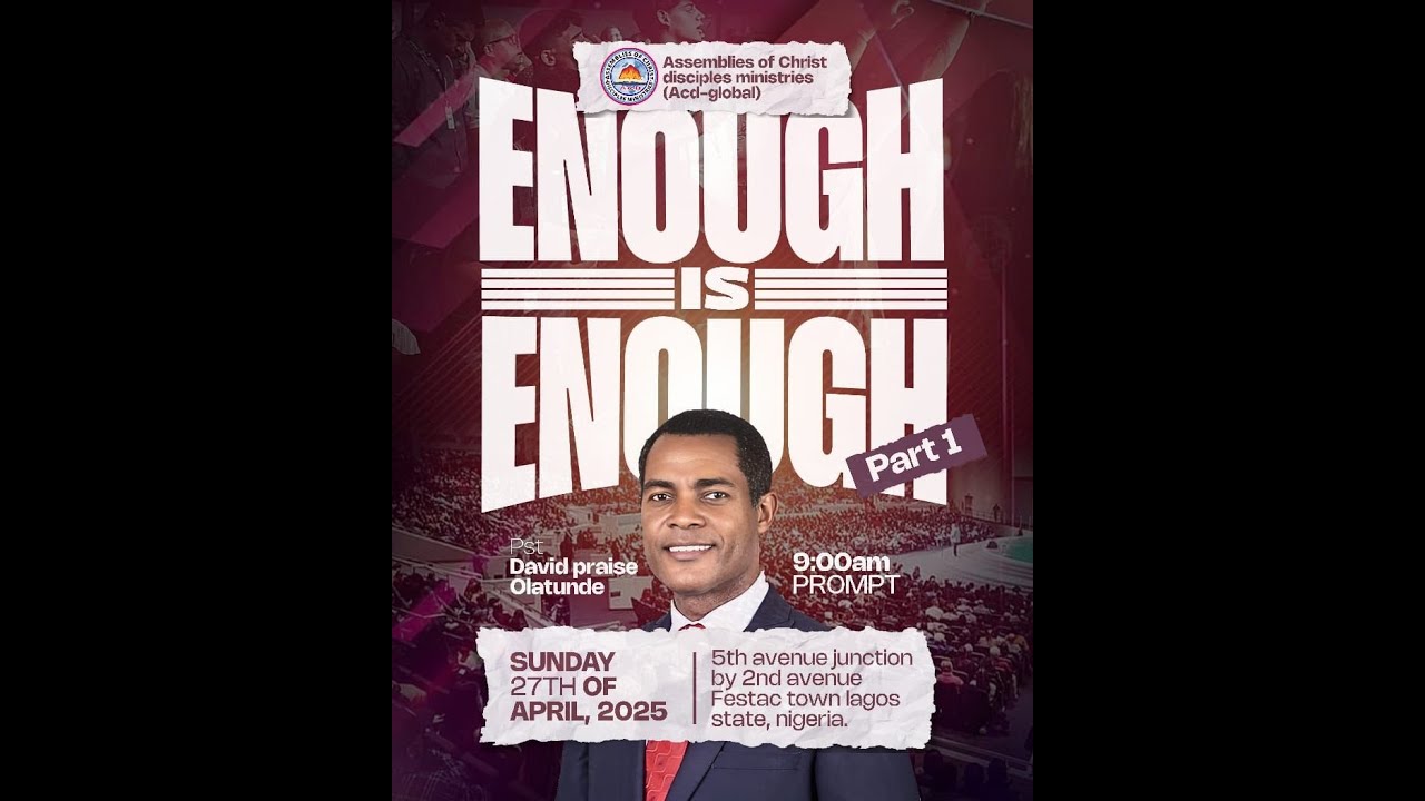 SUNDAY SERVICE | PASTOR DAVID OLATUNDE BIRTHDAY CELEBRATION - YouTube