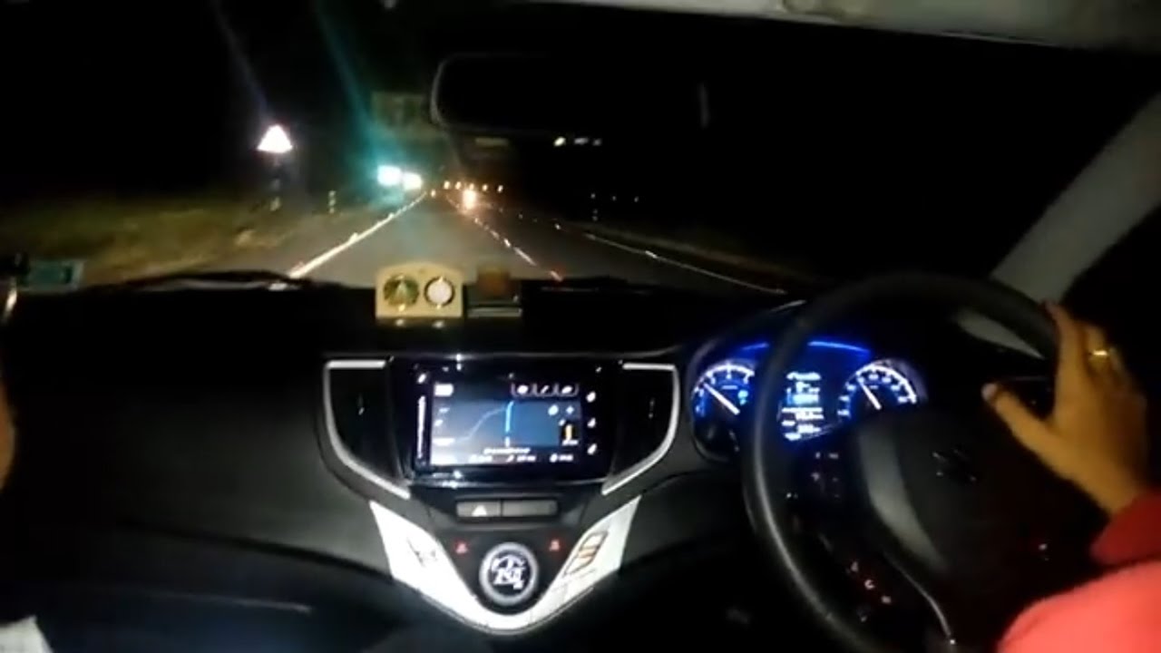 Maruti Suzuki Baleno Test Drive at Night - YouTube