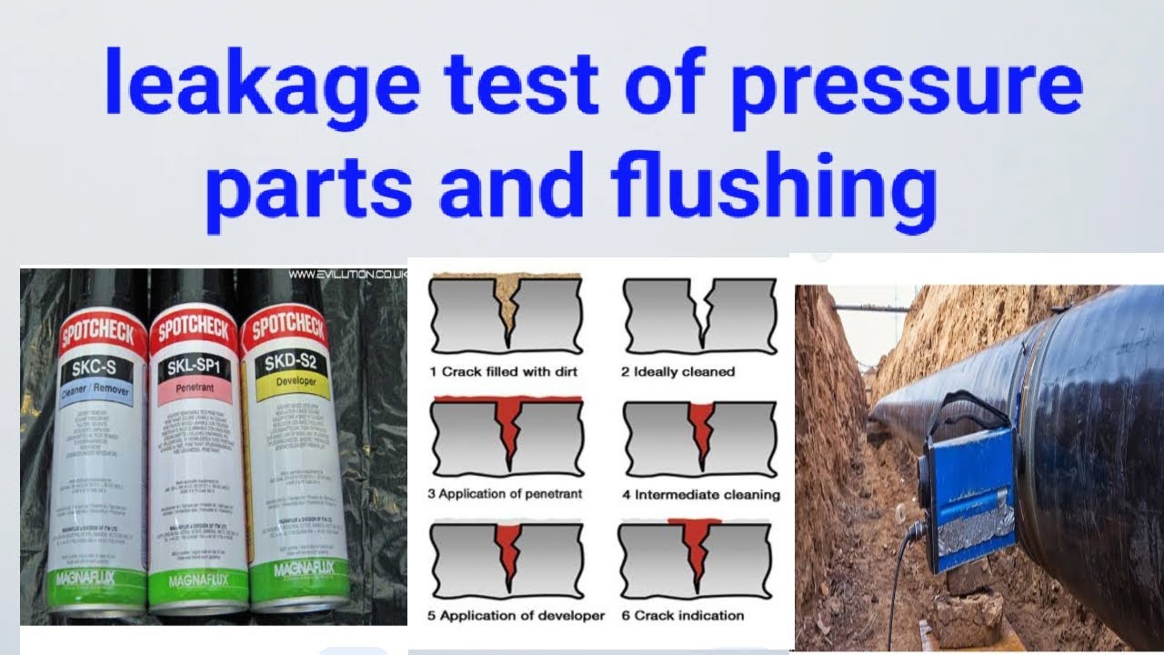 #Leakage test of pressure parts and flushing - YouTube
