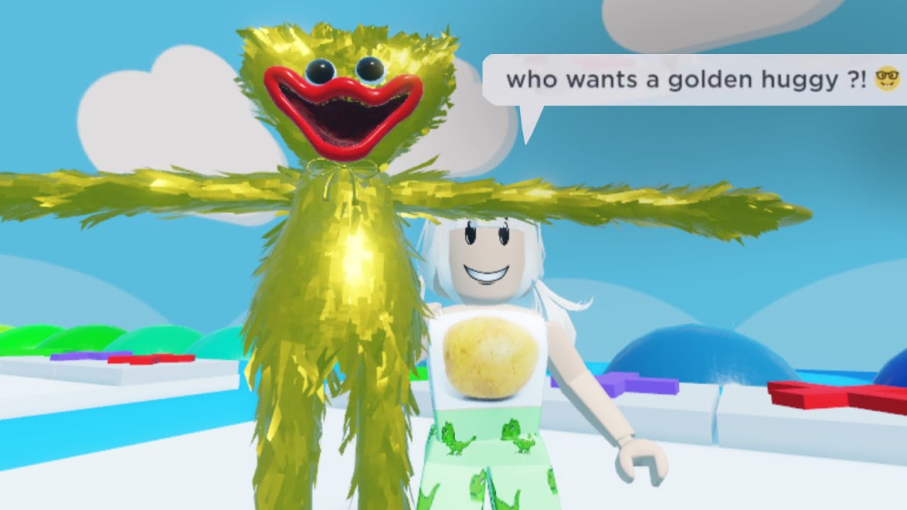 GIVING AWAY GOLDEN HUGGYS ! 😍 - YouTube