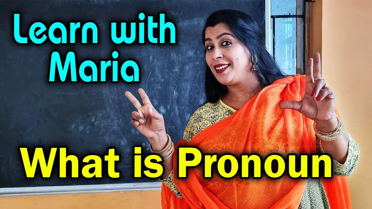 Learn with Maria | Speak English Fluently with Maria | What is Pronoun ...