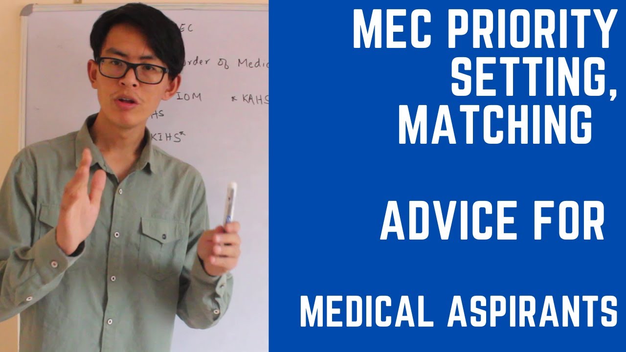 Matching, MEC, Medical aspirants |Unscripted talk | - YouTube