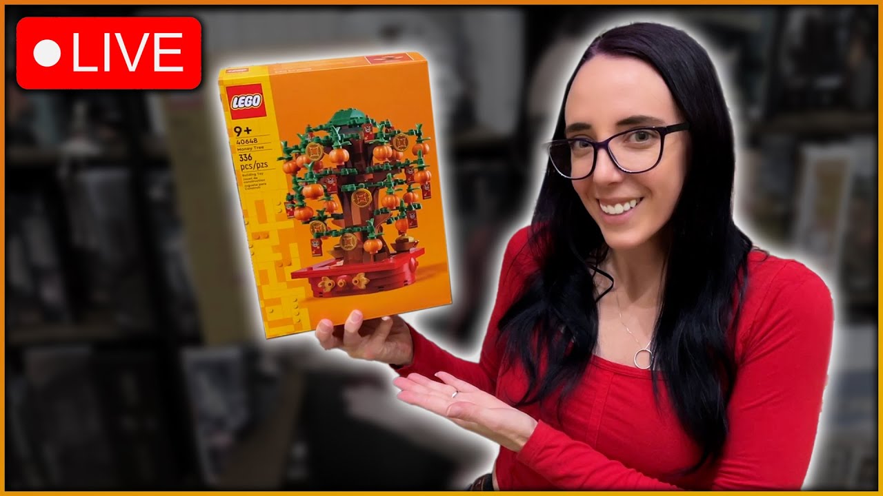LEGO Money Tree Live Build & Review | Angela's Hobby Night Hangout ...