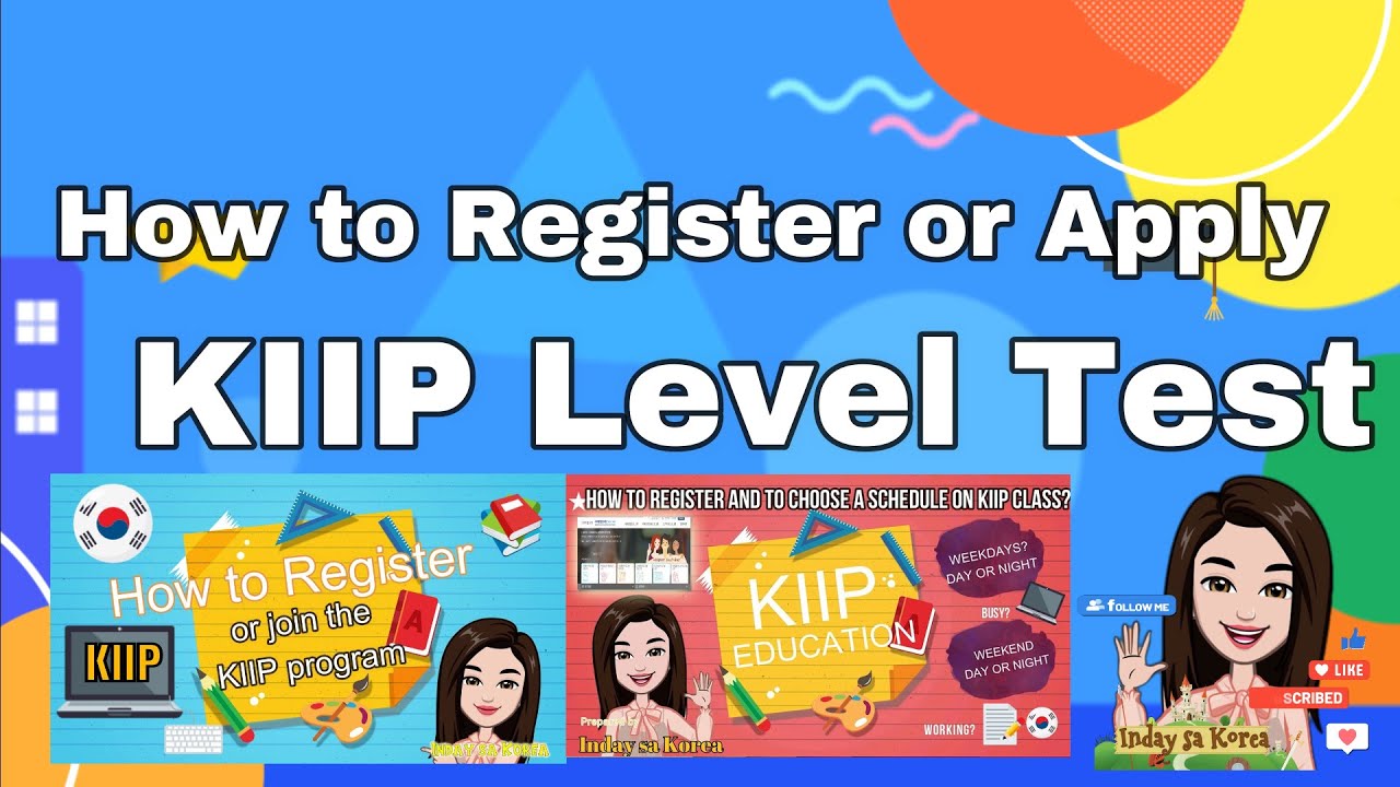 How to Register or Apply for KIIP Level Test|Inday sa Korea - YouTube