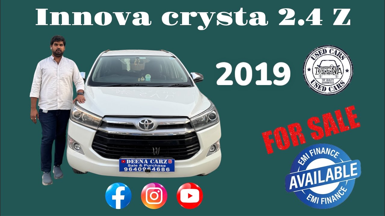 Innova crysta 2.4 Z 2019 For sale | Preowned & Used cars sales ...