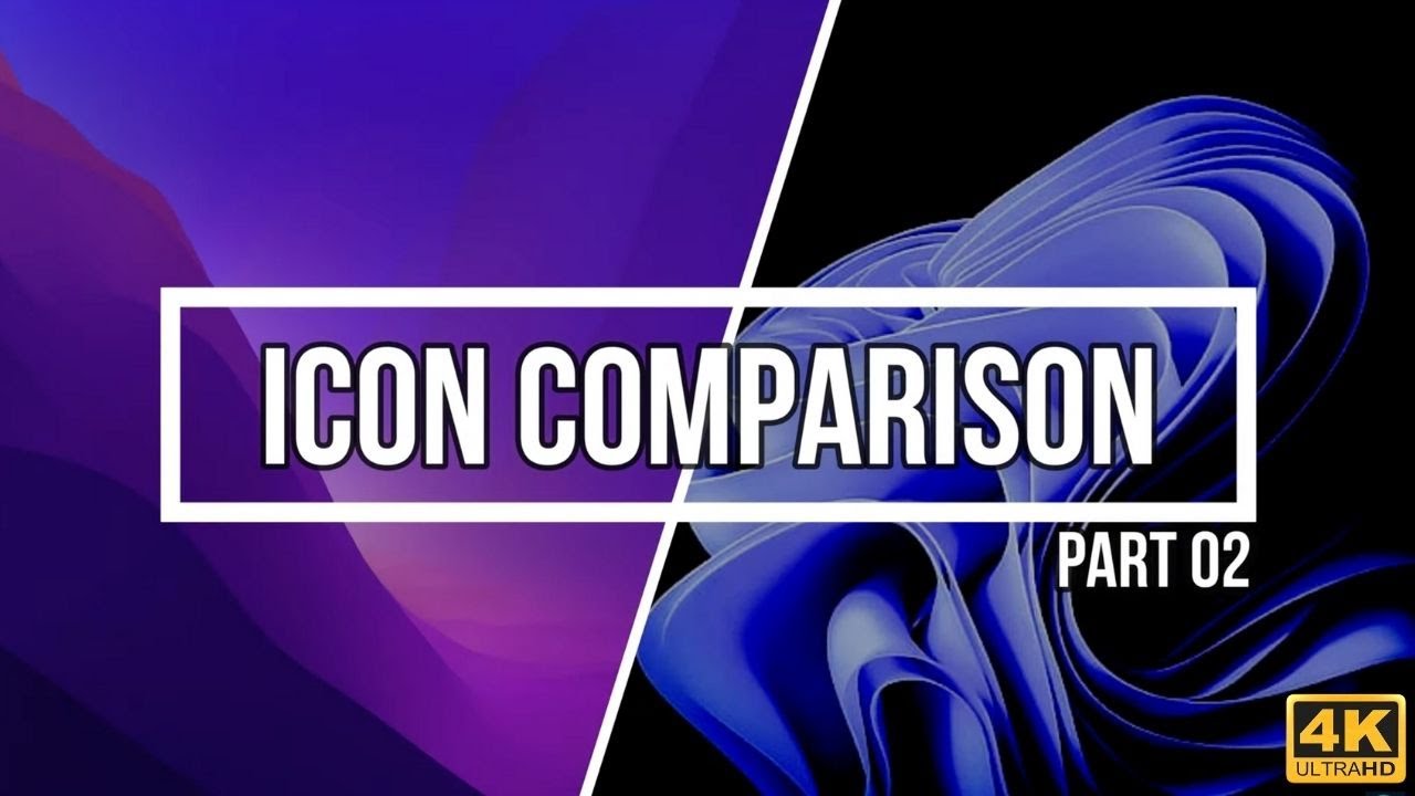 macOS Monterey Icons vs Windows 11 Icons! - YouTube