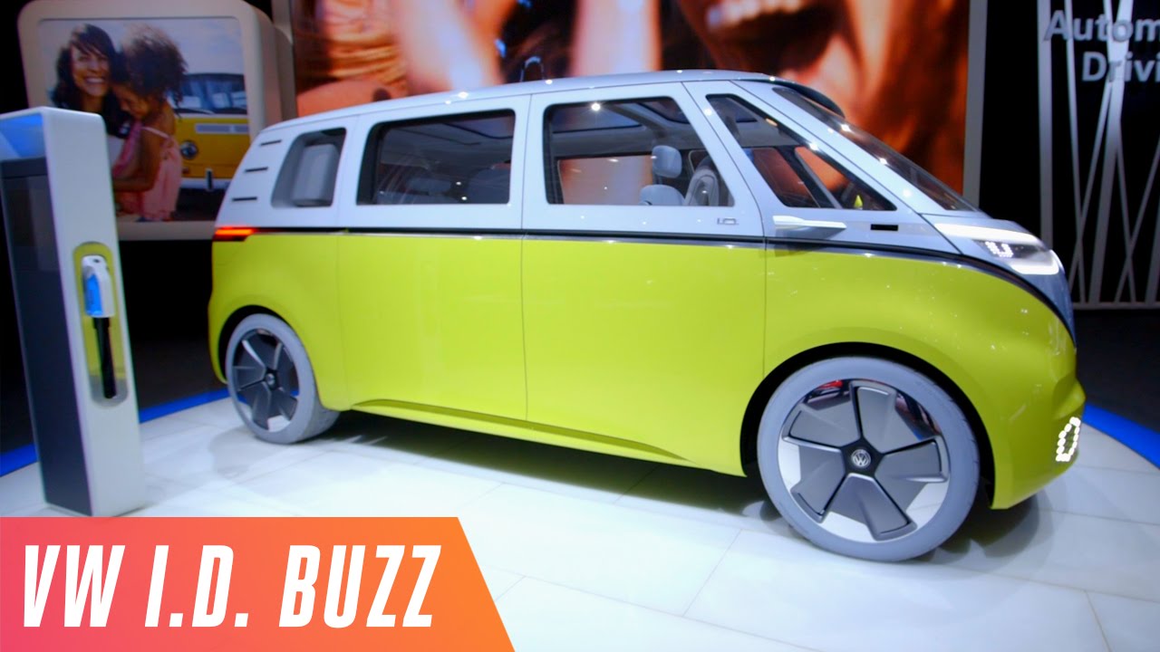 Fully-electric VW microbus concept - YouTube