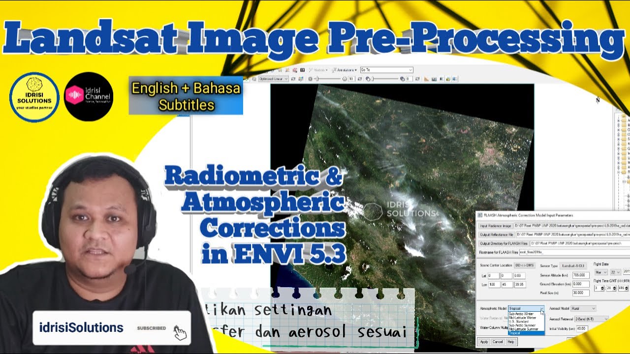 Cara pre-processing Landsat di ENVI-Radiometric and Atmospheric ...