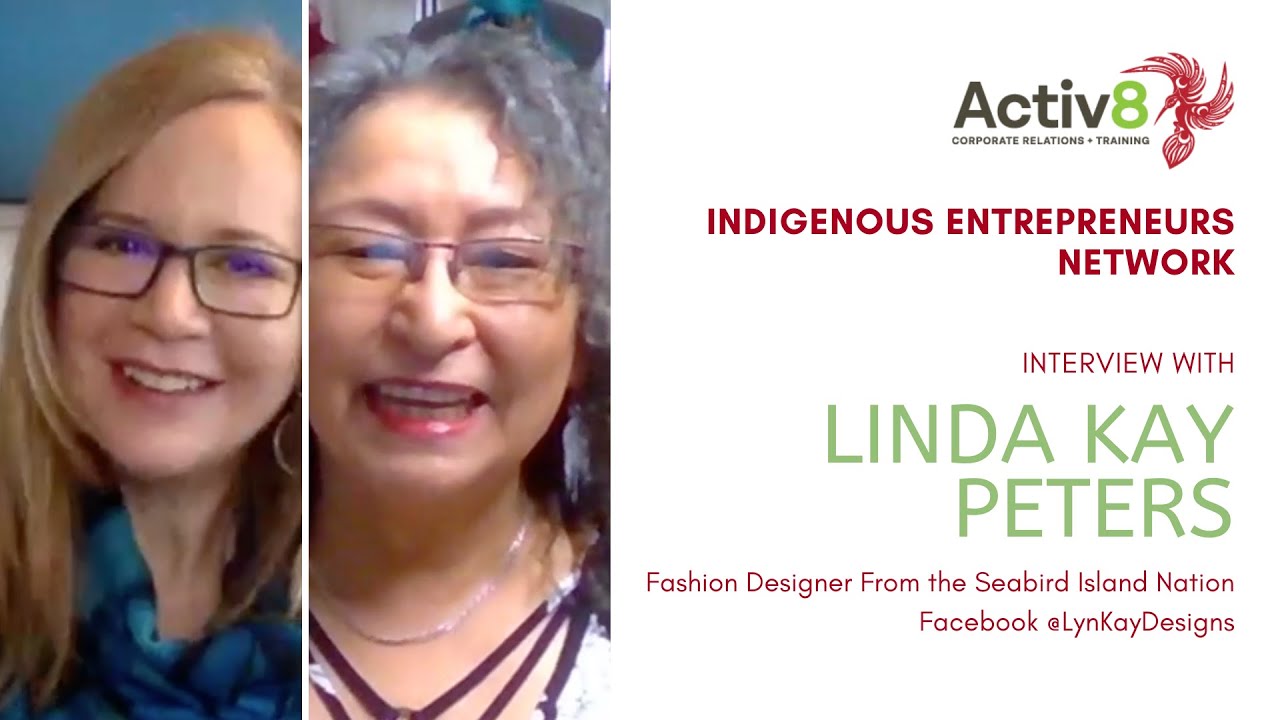 Linda Kay Peters Interview - Indigenous Fashion Designer - YouTube
