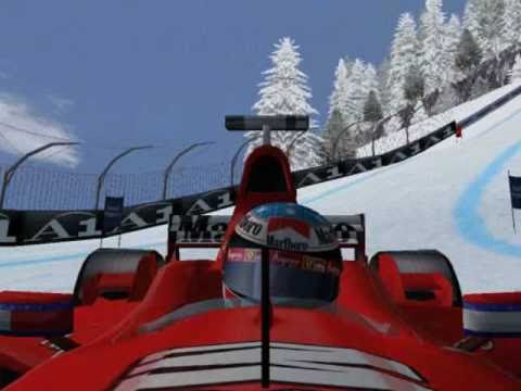 Ferrari Formula 1 in the Snow Mountain Downhill - YouTube