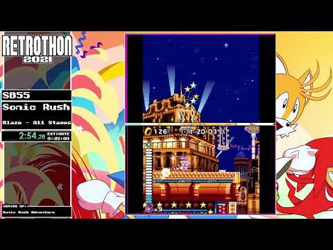 Retrothon 2021 - (193) Sonic Rush (blaze all stages) by sb55 - YouTube