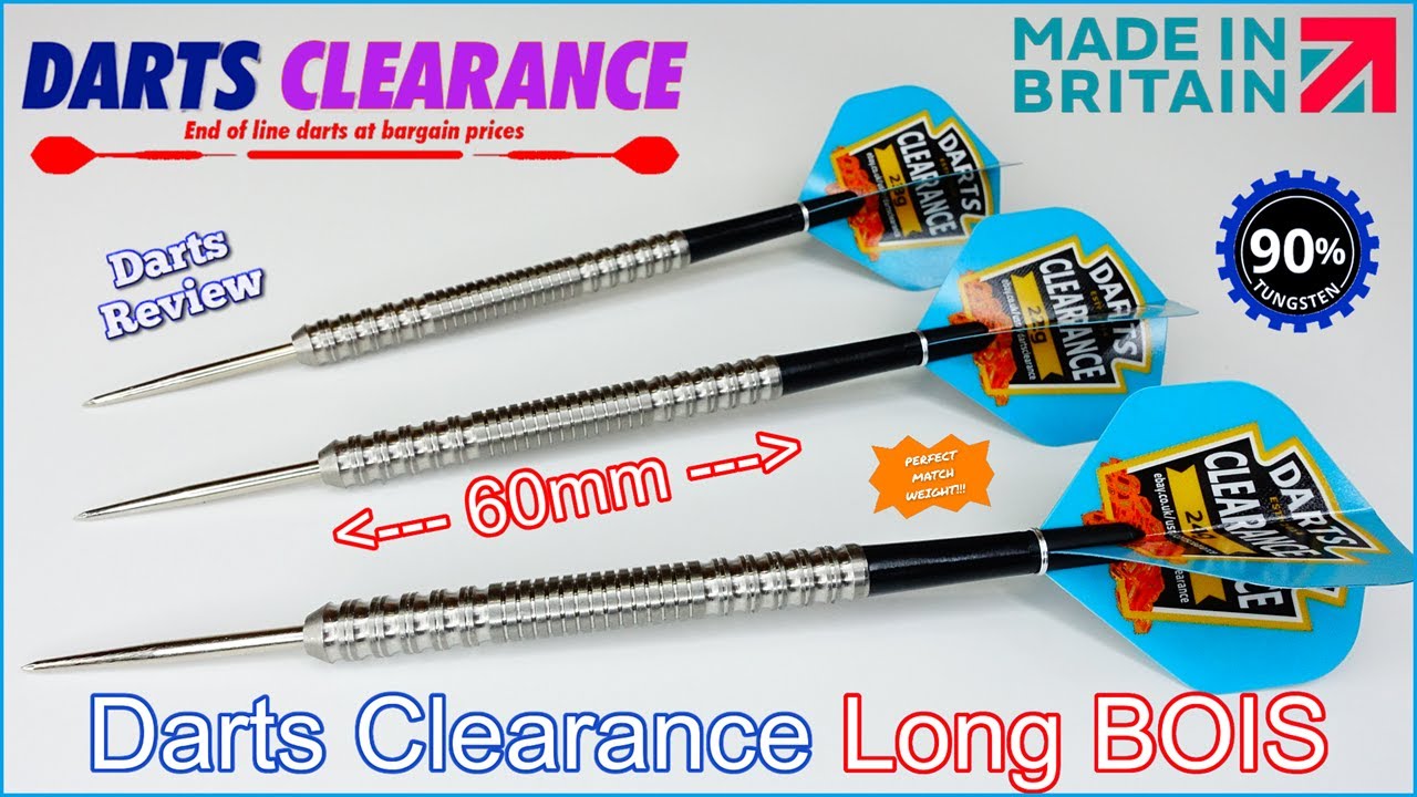 The LONGEST Steel Tip Barrels - Darts Clearance LONG BOIS Darts Review ...
