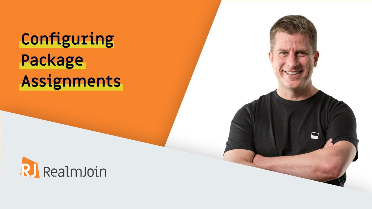 RealmJoin: Configuring Package Assignments - YouTube