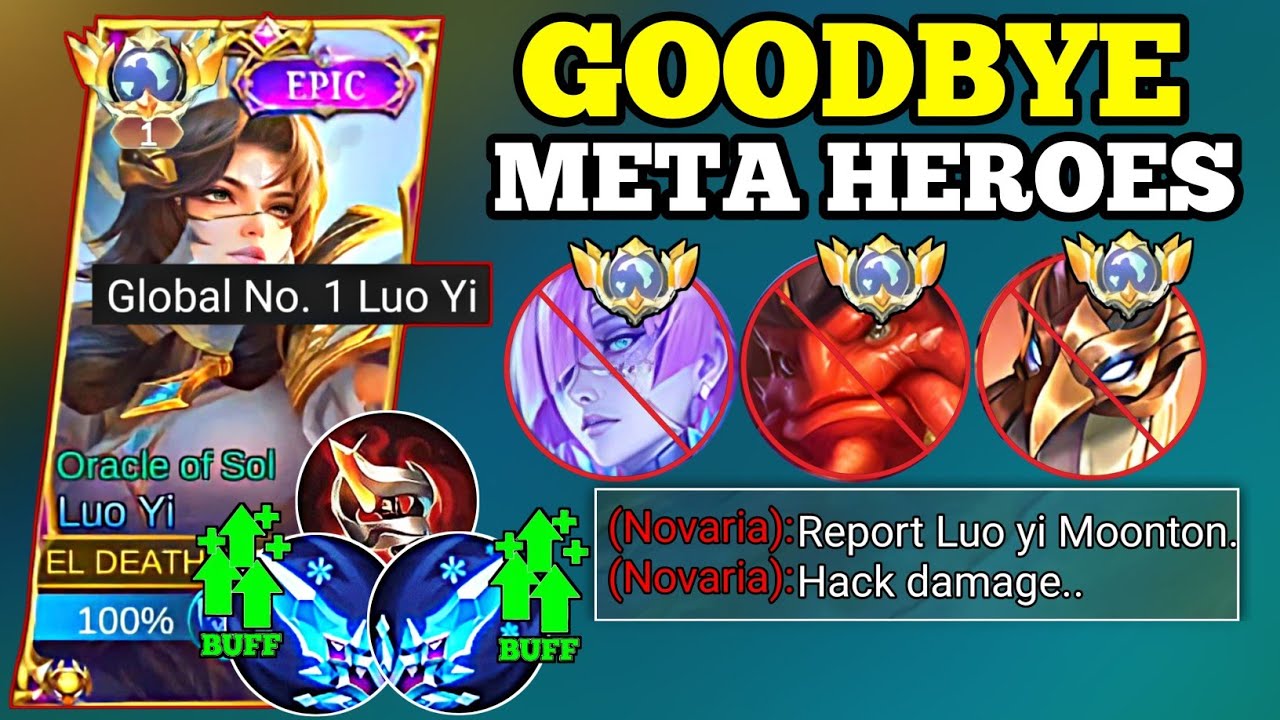 EASILY COUNTER NOVARIA USING THIS BUILD 🔥!!|TOP 1 LUO YI ONE SHOT BUILD ...