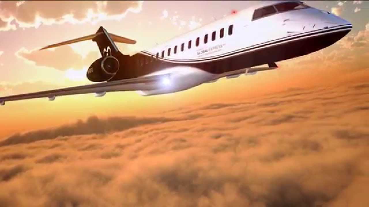 Bombardier Custom Private Jet - Fan Art 3D Animation - YouTube