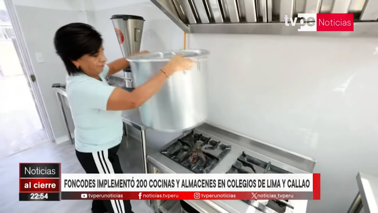 2025 04 08 - TvPerúNoticias FONCODES implementó 200 cocinas y almacenes ...