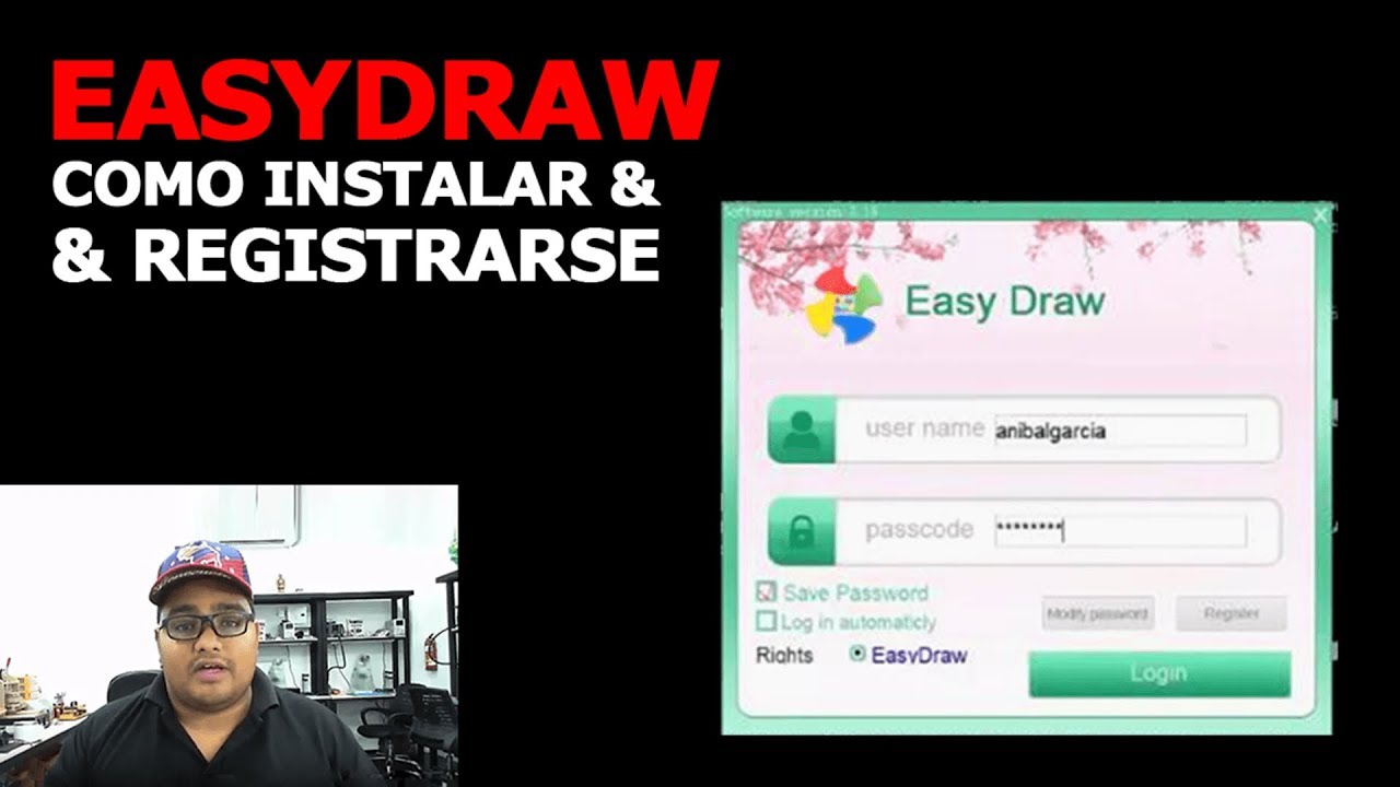 EASY DRAW como instalar ,registrarse y donde comprar - YouTube