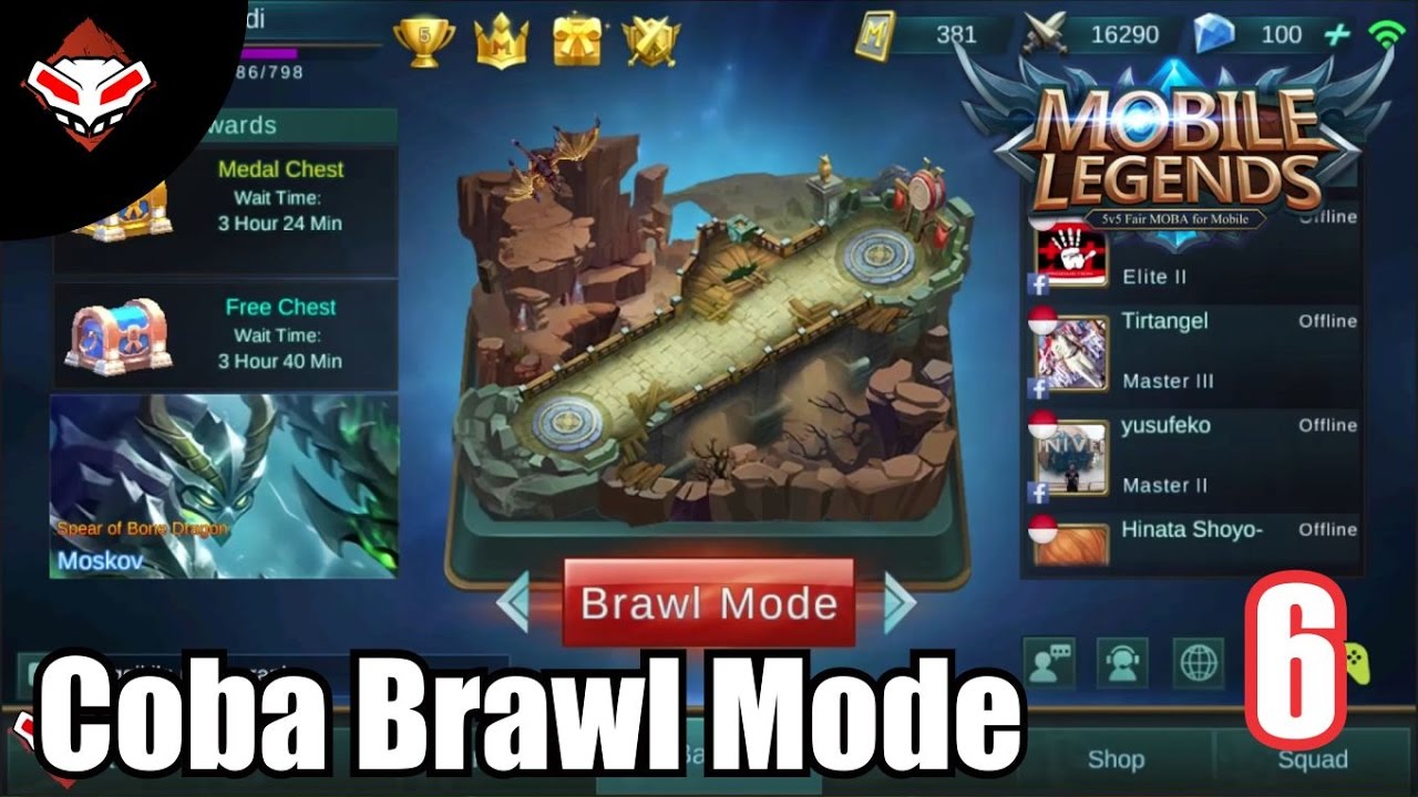Mobile Legends - #6 Coba Mode Brawl - YouTube