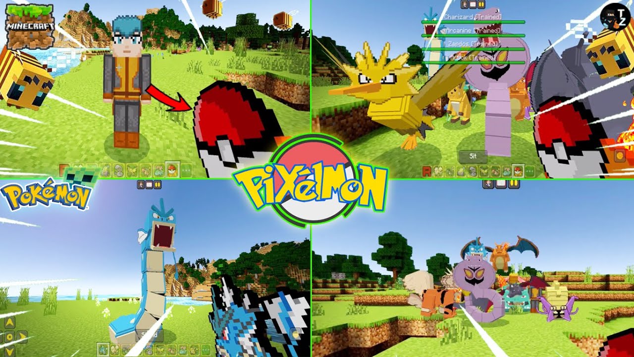 Pixelmon Mod Minecraft PE 1.18+ | New Update 3D Pixelmon Mod Minecraft ...