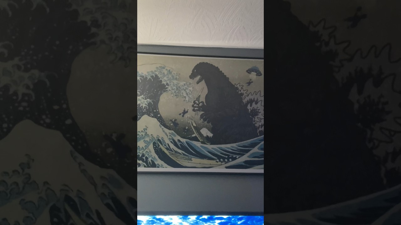 Godzilla box day - Godzilla - great wave poster #godzilla # ...