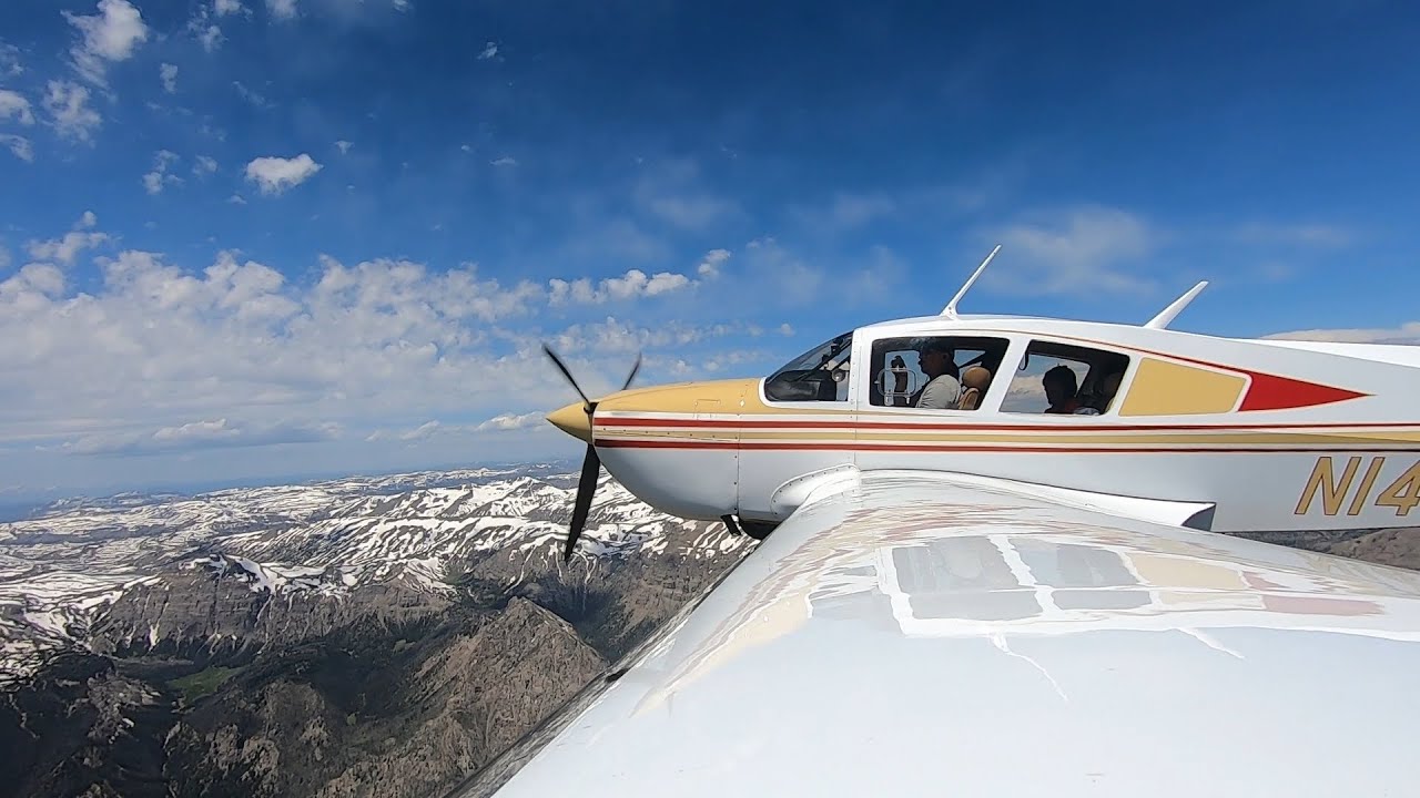 Taking the Bellanca Super Viking Over the Mountains to Jackson - YouTube