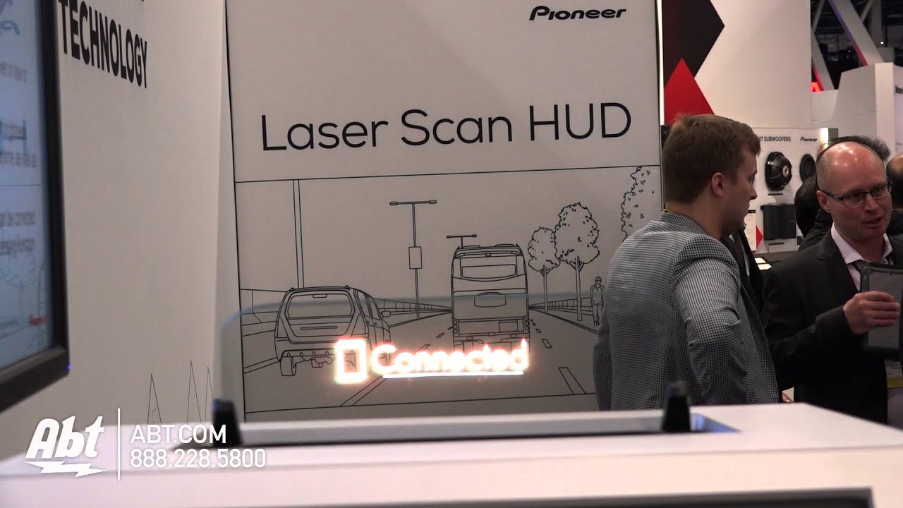Pioneer Laser Head-Up Display - Abt CES 2016 - YouTube