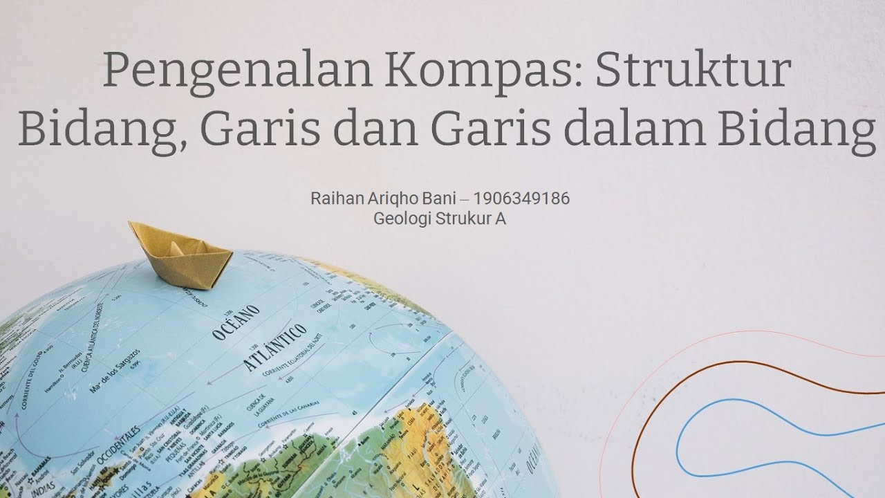 Geologi Struktur : Pengenalan Kompas - YouTube