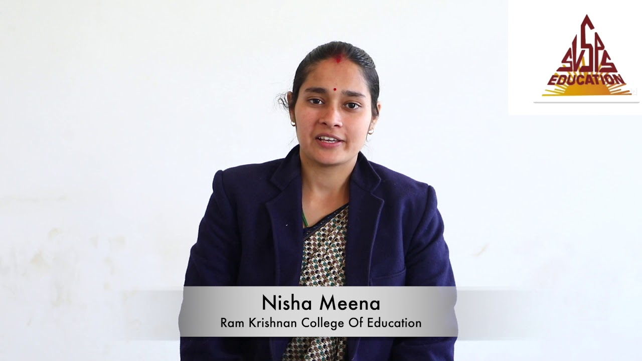 Nisha Meena the Proud Student of "Ram Krishnan College of Education ...