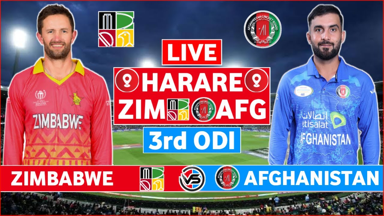 Afghanistan v Zimbabwe 3rd ODI Live | AFG vs ZIM 3rd ODI Live Scores ...