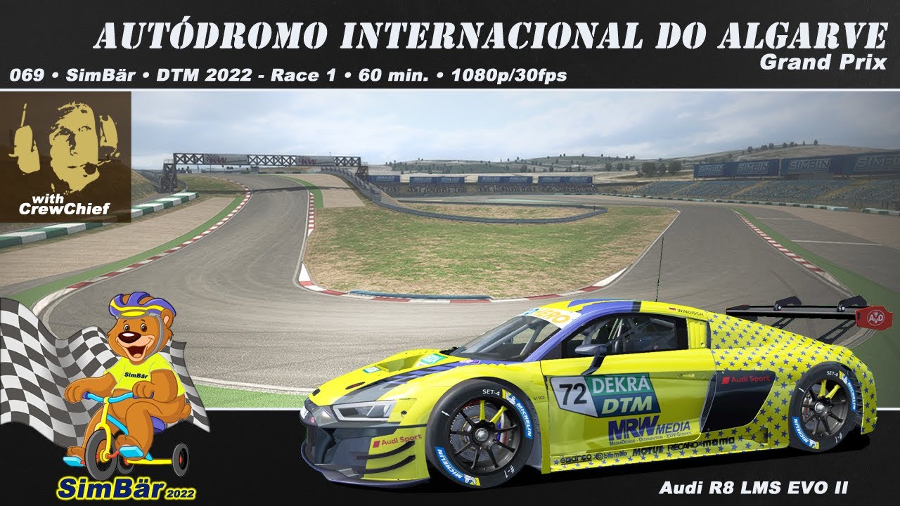 GTR2 069 • Portimao - GP • DTM 2022 - Race 1 • 60min. • TripleScreen ...