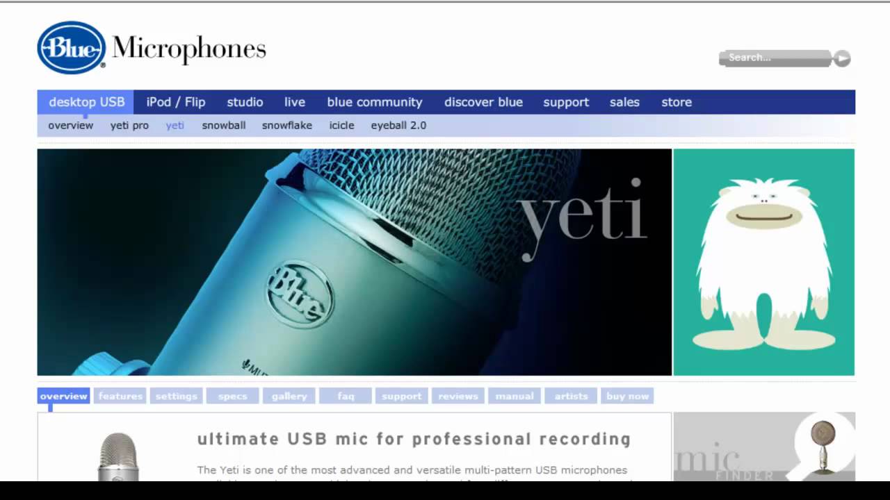 Best Voice Over Microphone Mic Blue Yeti Logitech USB Headset or Turbo ...