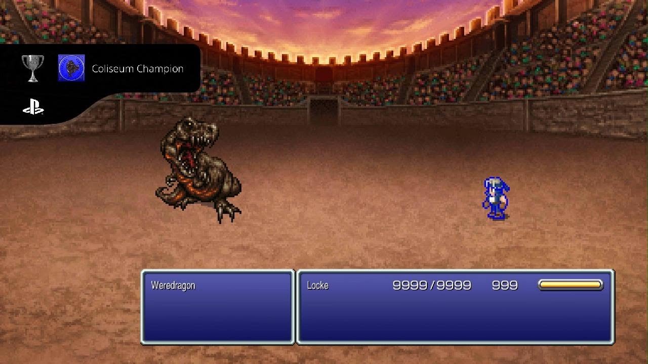 FINAL FANTASY VI - Coliseum Champion Trophy - YouTube