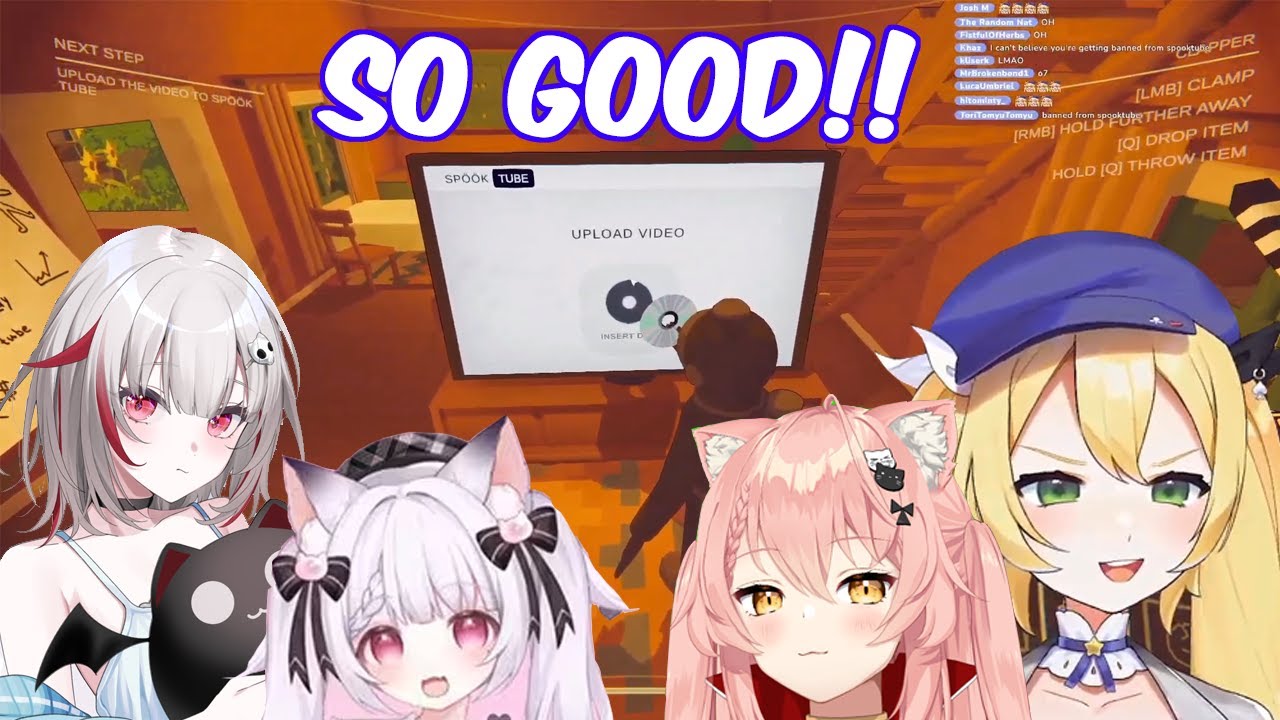 Funny Footage Reaction from Content Warning 【 Dokibird / dtto ...
