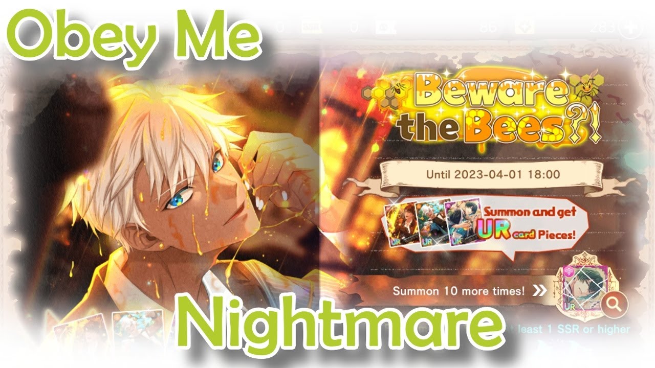 Beware the Bees! Nightmare - Obey Me - YouTube