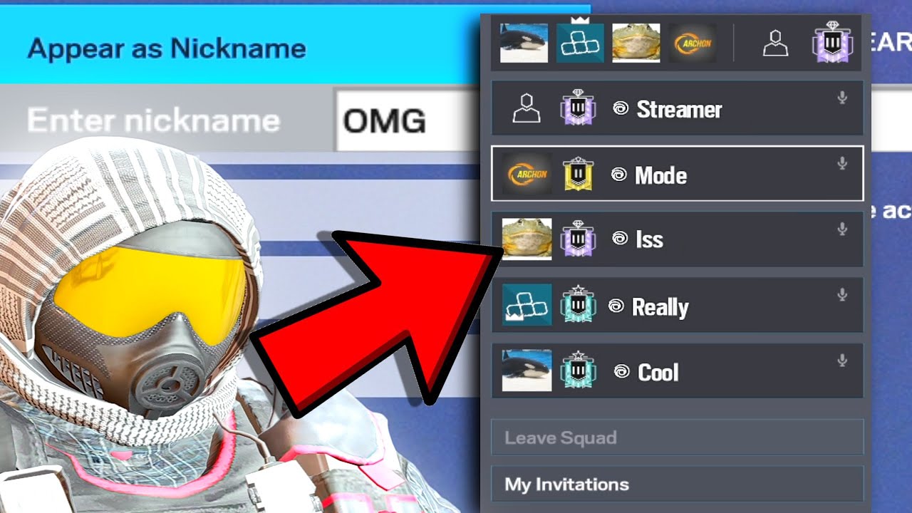 CHANGE NICKNAME in Rainbow Six Siege (Streamer Mode) - YouTube