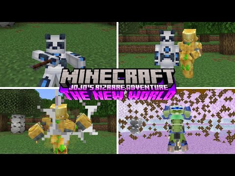Minecraft PE 1.21+ x JoJo’s Bizarre Adventure: THE NEW WORLD Mod Showcase!