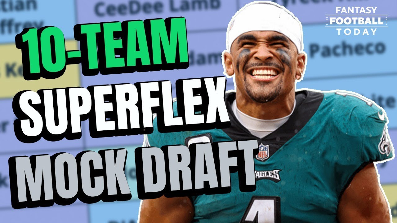 10-Team Superflex Draft! Expert Analysis + Q&A | 2024 Fantasy Football ...