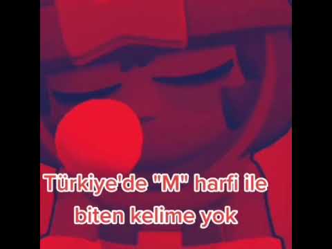 türkiyede m harfi ile biten kelime varmı