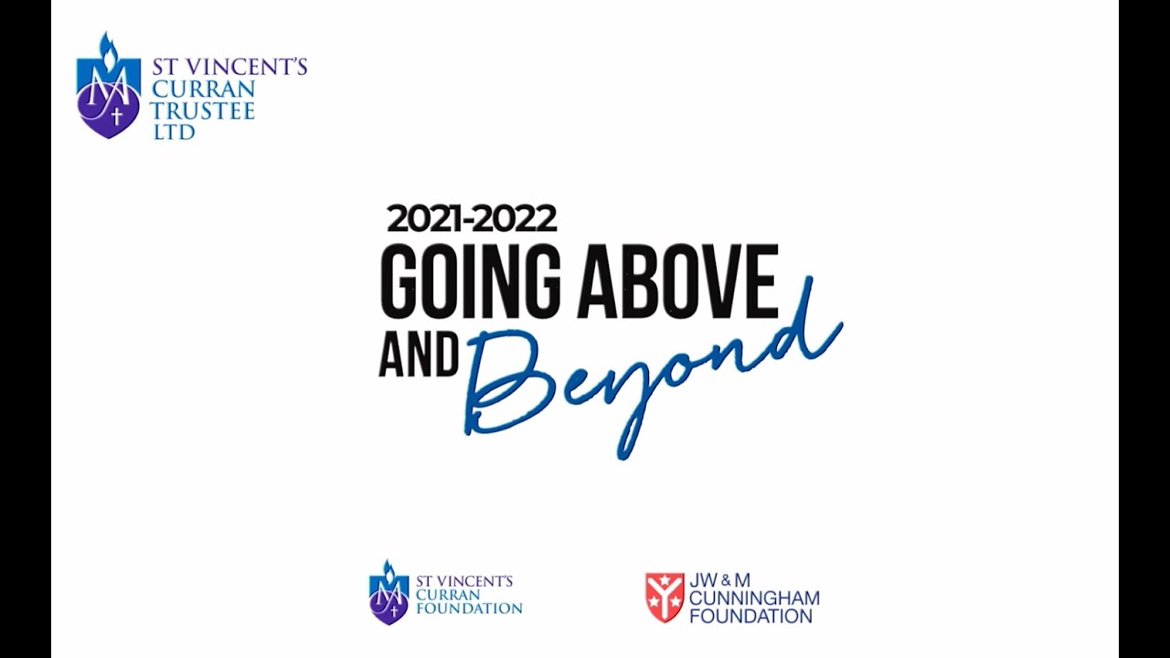 St Vincent's Curran Foundation philanthropy snapshot 2021 - 2022 - YouTube