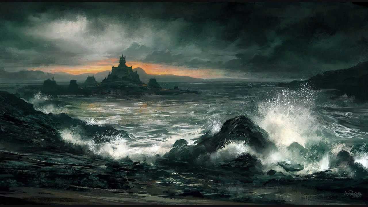 Nine Covens - At The Ocean's Strand (Lyrics / Use HD) - YouTube