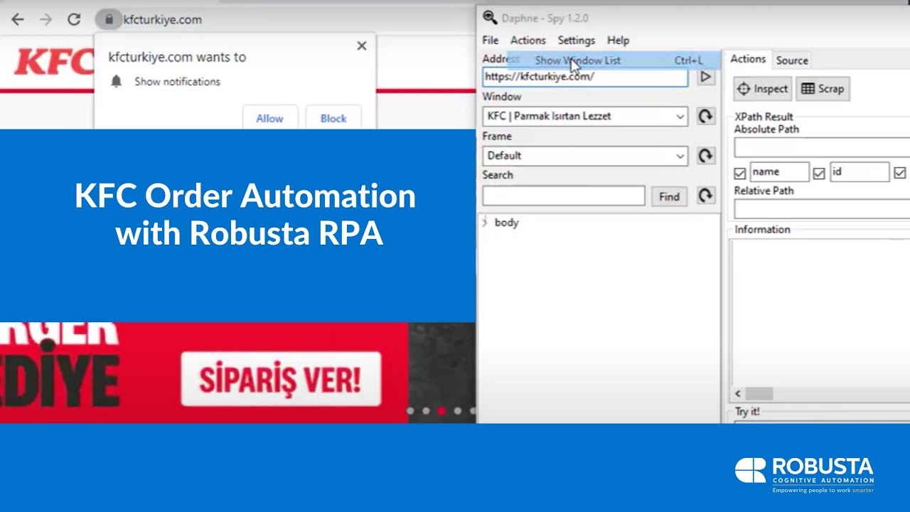 KFC Order Automation - YouTube