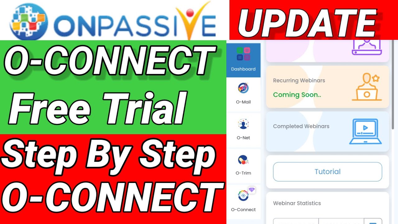 O-CONNECT webinar #onpassive | onpassive new update today | ONPASSIVE ...