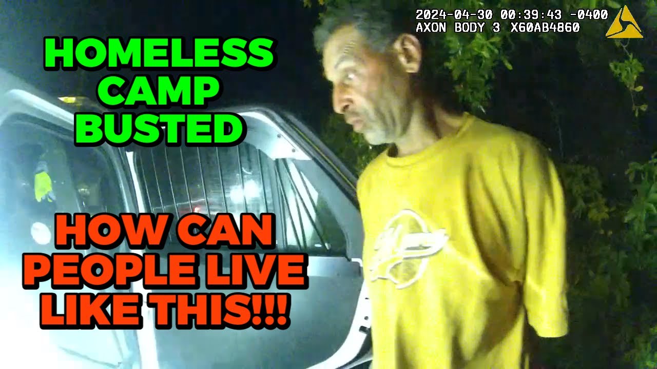 Homeless Camp get Raided - Key West, Florida - April 30, 2024 - YouTube