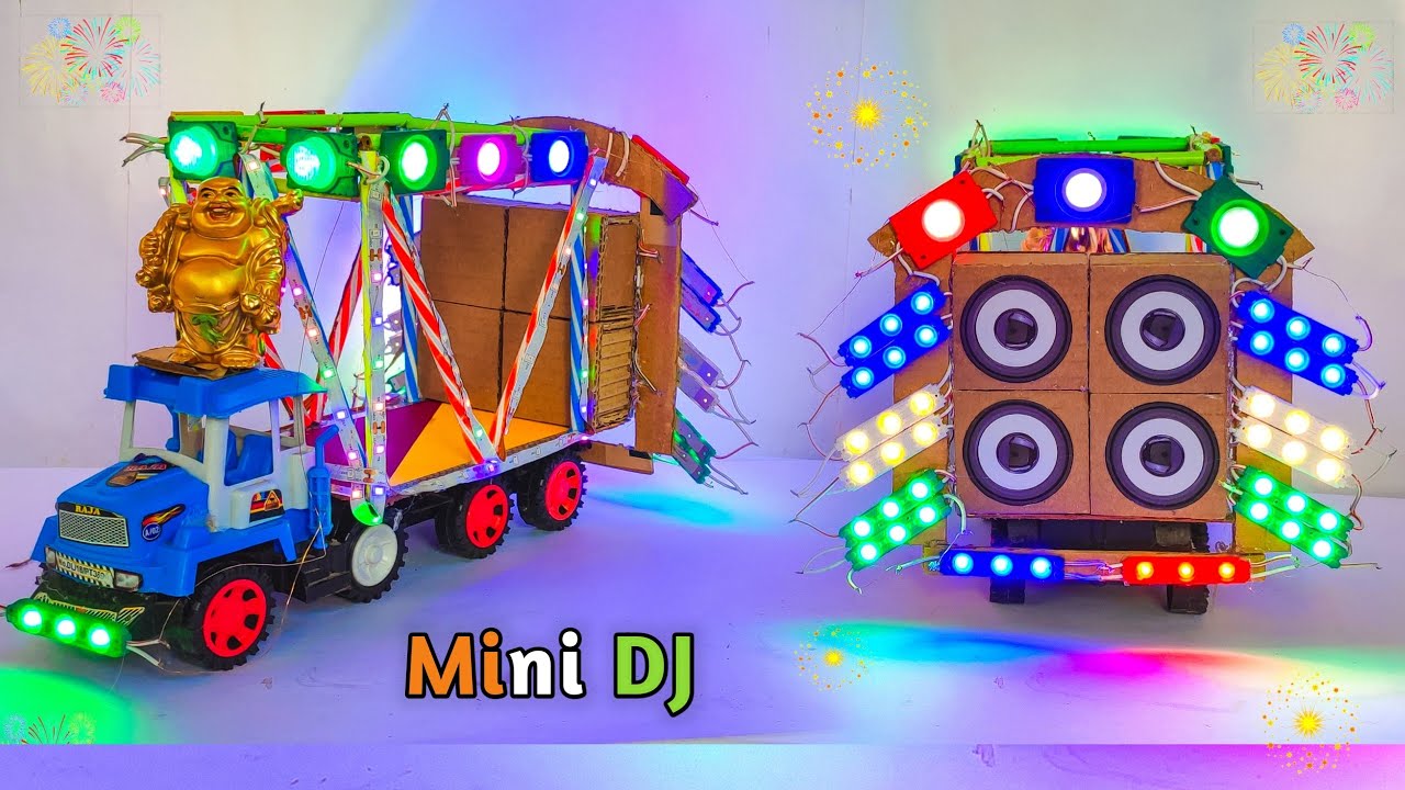 Mini DJ Truck How To Setup sounds High Bass Dj Loding Our Home | Pencil ...
