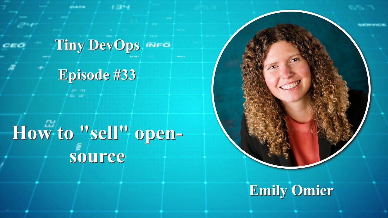[Ep33] Emily Omier — How to "sell" open-source - YouTube