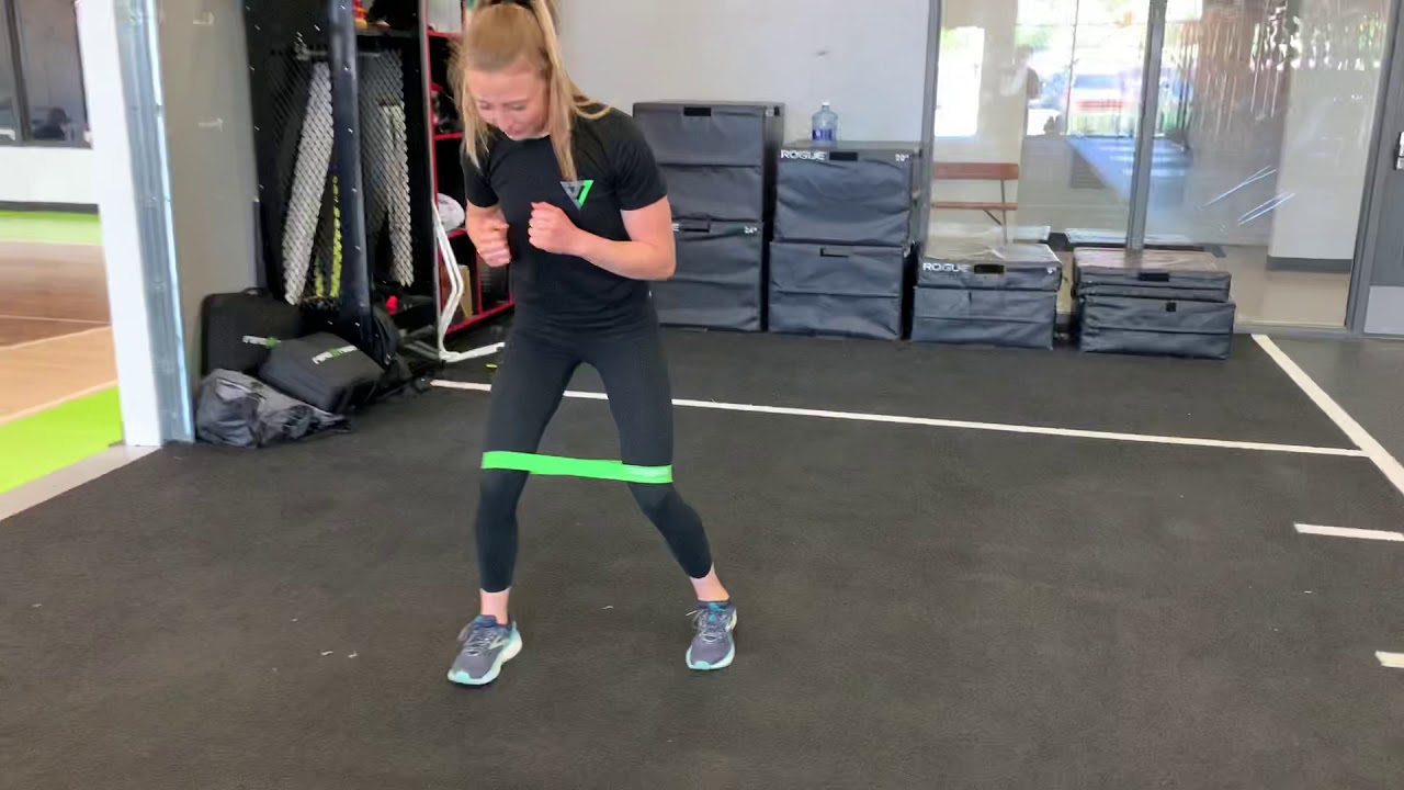 Forward Mini Band Walks - YouTube