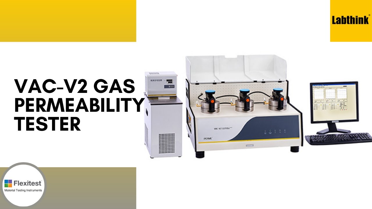 VAC-V2 Gas Permeability Tester | Labthink | Flexitest - YouTube