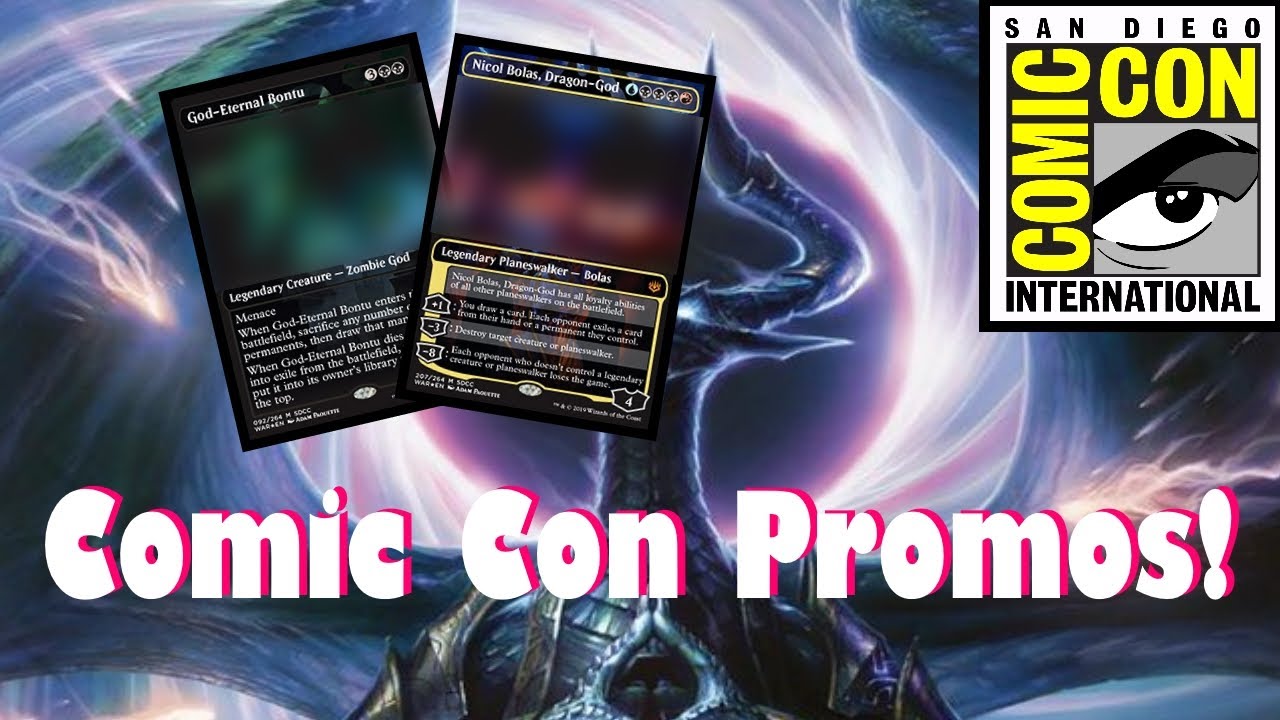SAN DIEGO COMIC CON PROMOS! | MTG Spoilers! - YouTube