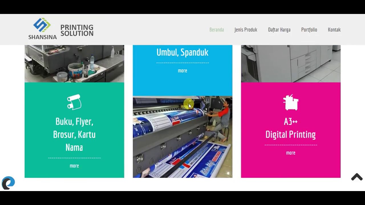 Demo Aplikasi Web | Cara Pembuatan Website Murah untuk Percetakan ...
